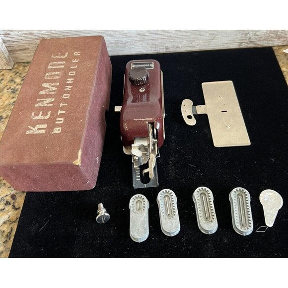 Kenmore | Other | Vtgkenmore Buttonholer Sewing Machine Attachment W4 ...